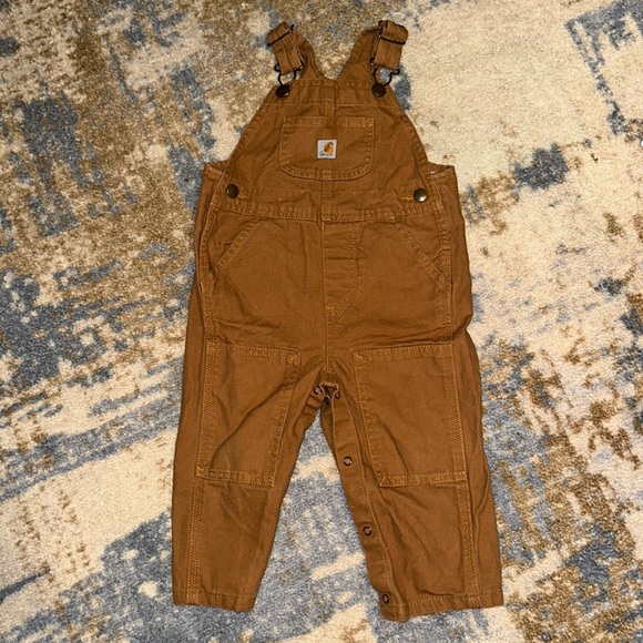 Carhartt | Bottoms | Cahartt Brown Overalls | Poshmark